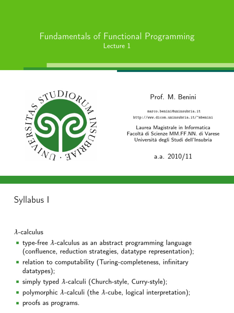 Slides | PDF | Computer Programming | Mathematics