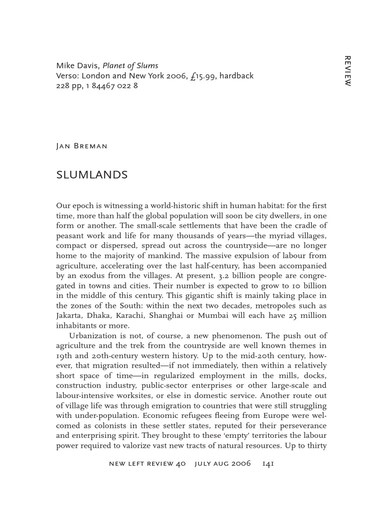 Urban Poverty in Nezahualcóyotl | PDF | Slum | Labour Economics