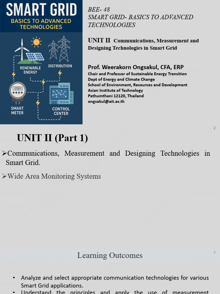Unit 2 Smart Grid | PDF | Smart Grid | Electrical Engineering