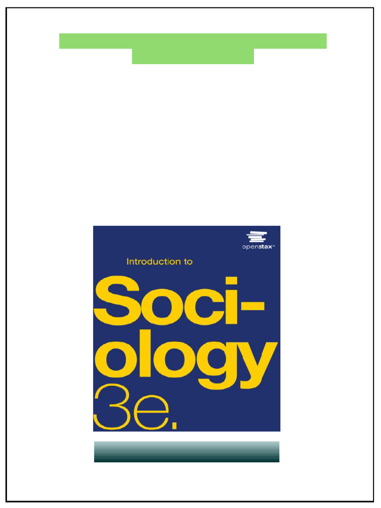 Introduction To Sociology 3. Edition Tonja R. Conerly No Waiting Time | PDF | Books | Creative ...