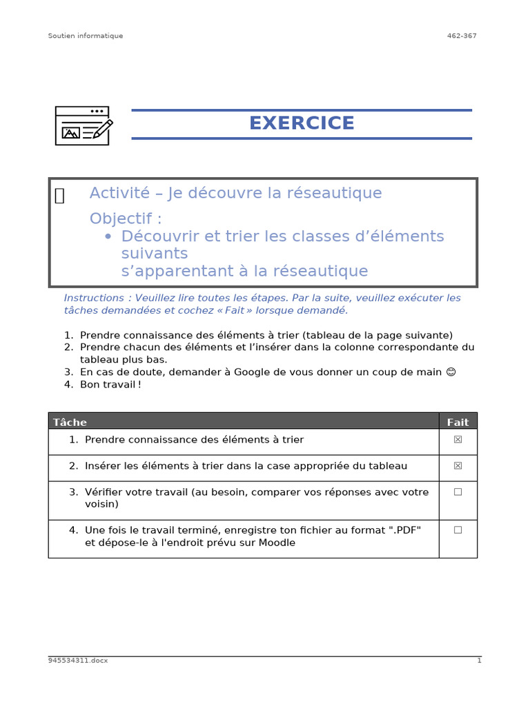 Activité - Je Découvre La Réseautique-Mazine | PDF | I Pv6 | Système de ...