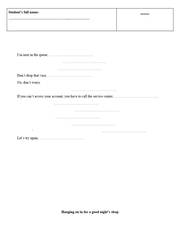 Phần 1 Ktra 15p Lần 1 10 Anh 2 | PDF