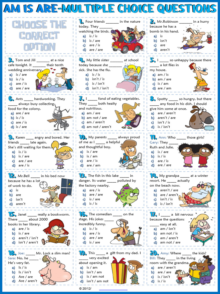 English Grammar Quiz Questions | PDF