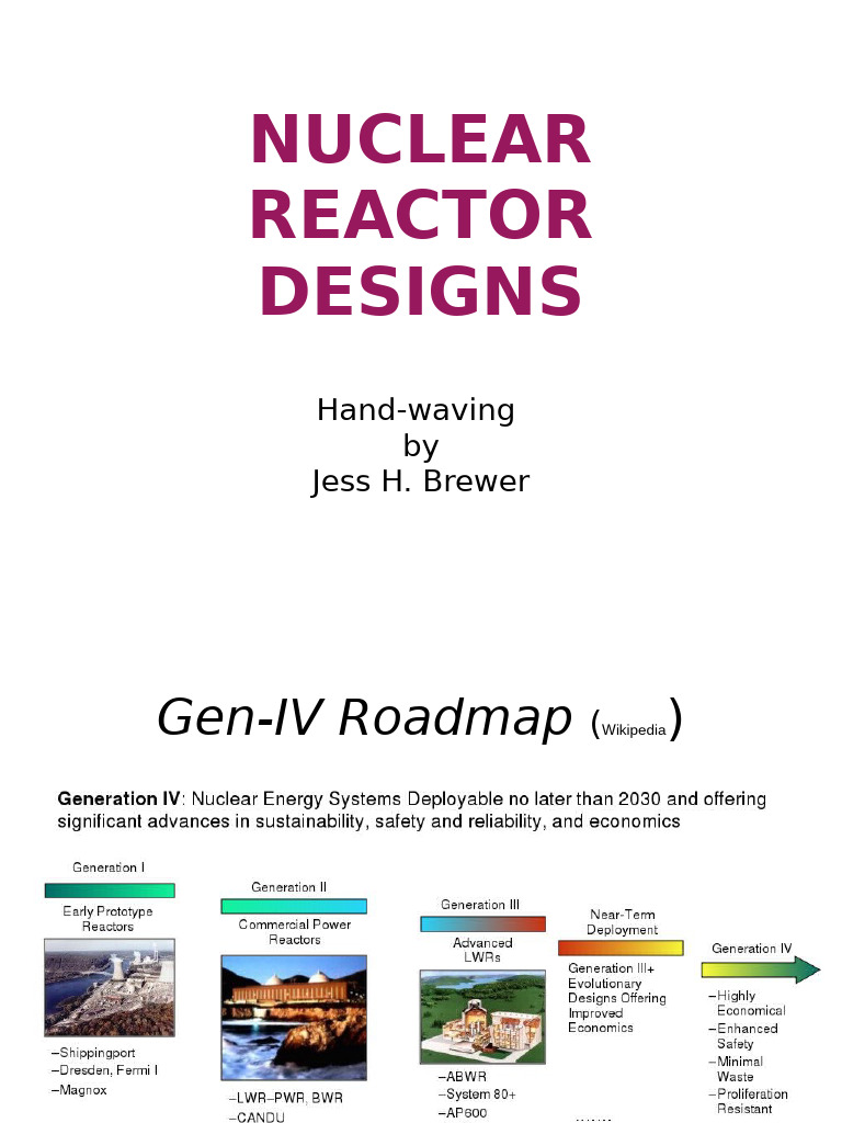 Overview of Nuclear Reactor Designs | PDF