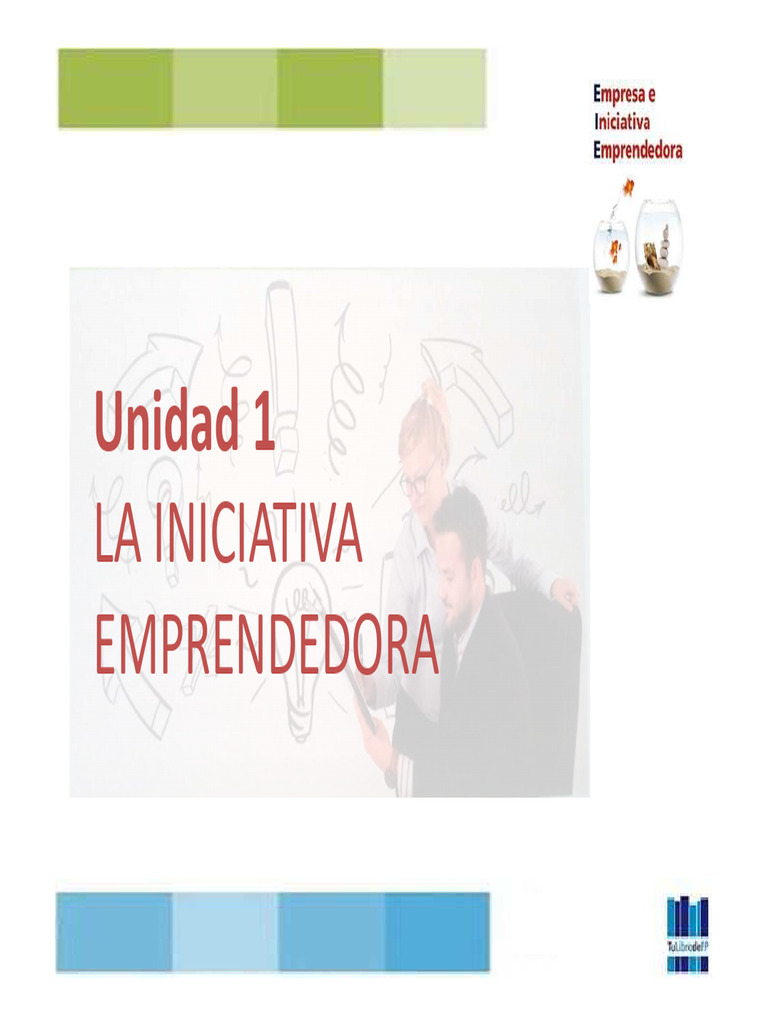 Tema 1 La Iniciativa Emprendedora Pdf Iniciativa Empresarial