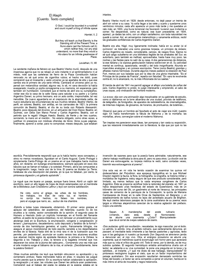 El Aleph | PDF