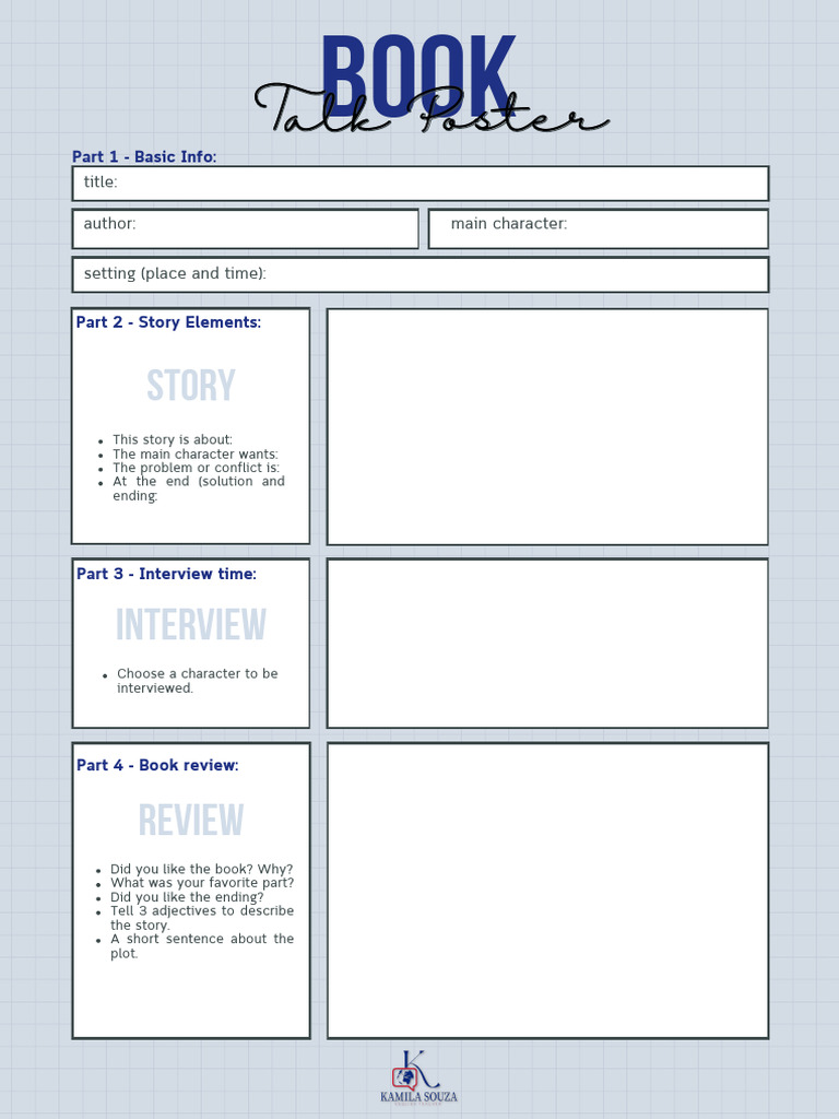 Book Talk Poster | PDF