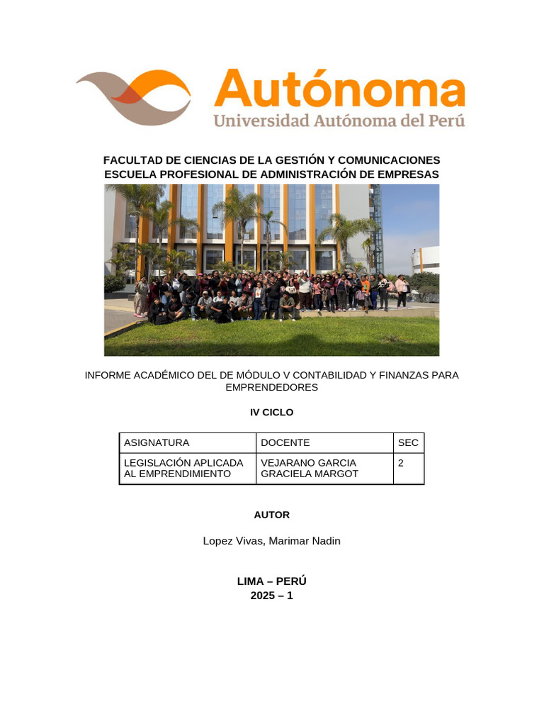 Modulo V - Contabilidad y Finanzas para Emprendedores | PDF ...