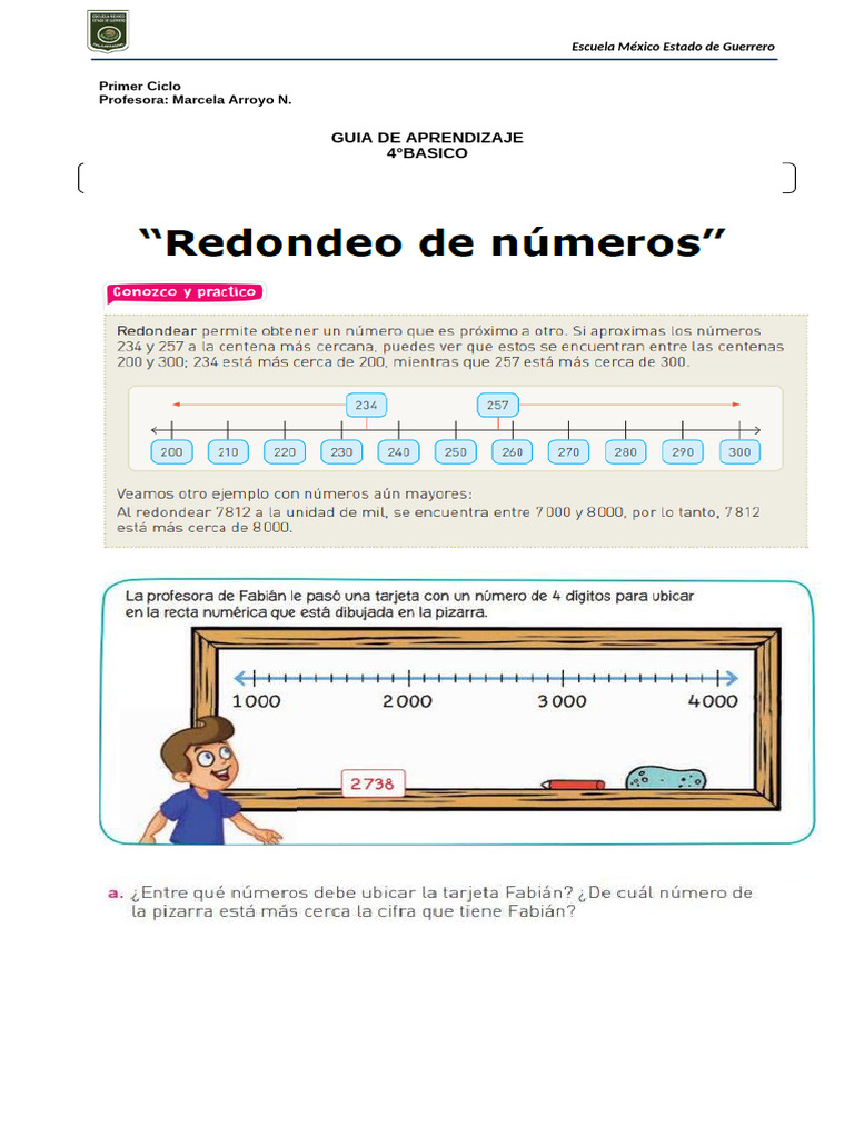 Estimacion y Redondeo | PDF