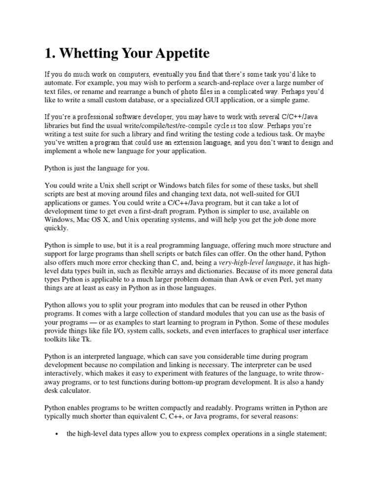 The Python Tutorial | PDF | Anonymous Function | Parameter (Computer ...