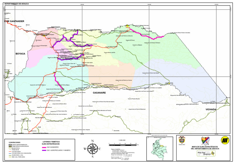 Mapa Estratégico del Departamento de Arauca | PDF
