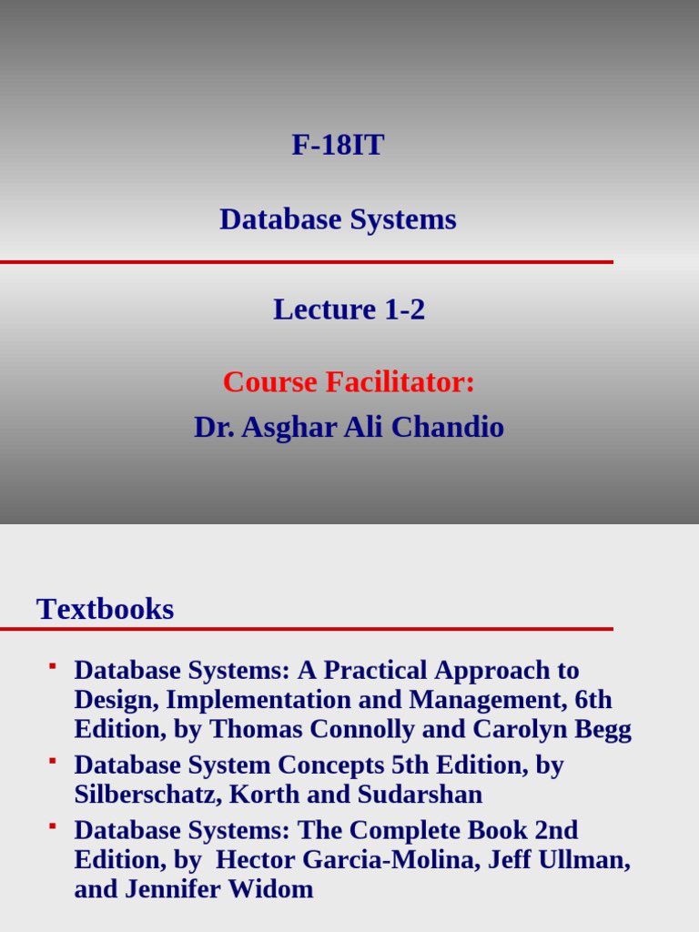 Chap_1 | PDF | Databases | Database Design