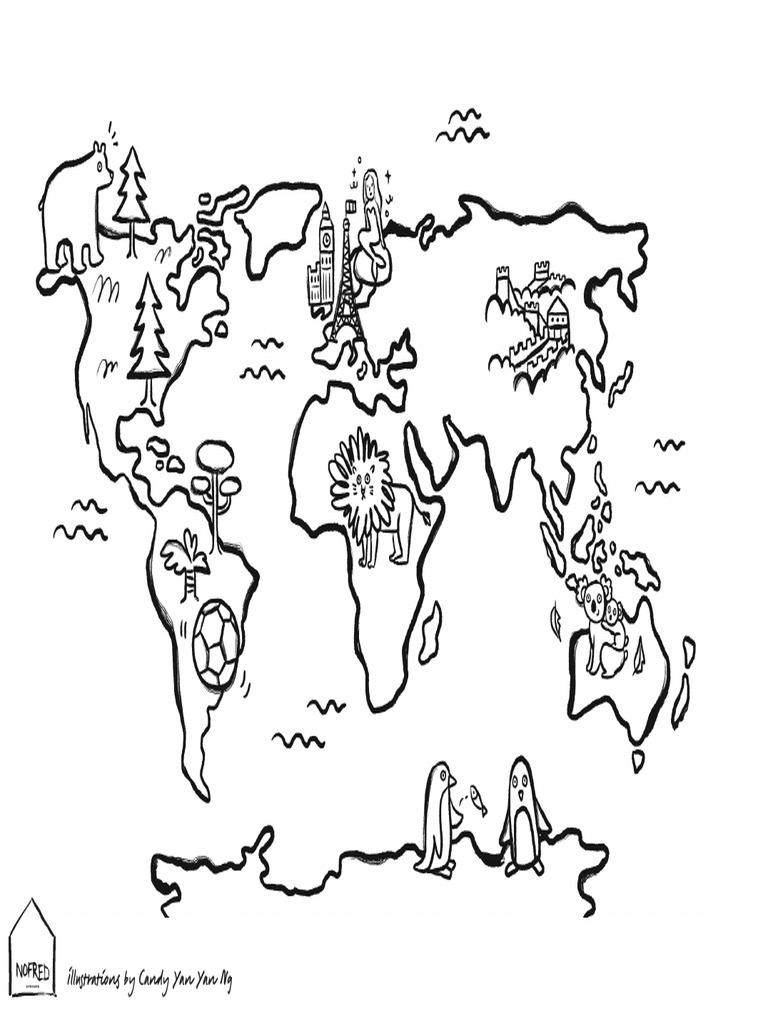 Nofred Illustrations - World Map | PDF