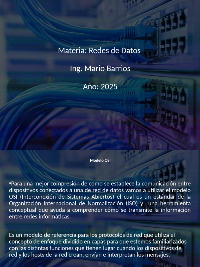 Modelo OSI: Estructura y Funciones | PDF | Modelo osi | Protocolos de ...