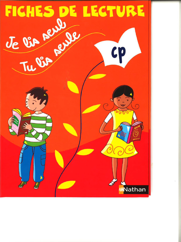 Fiches de Lecture. Je Lis Seul, Tu Lis Seule. CP (Calle V., Ferrand L ...