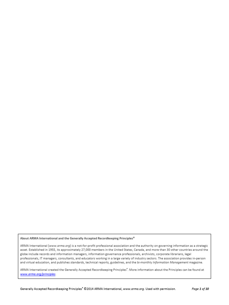 Understanding Recordkeeping Principles | PDF | Records Management ...