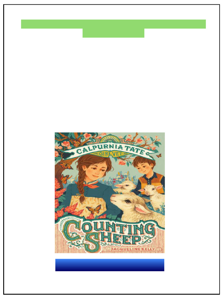 7118Counting Sheep Calpurnia Tate Girl Vet First Edition Kelly digital ...