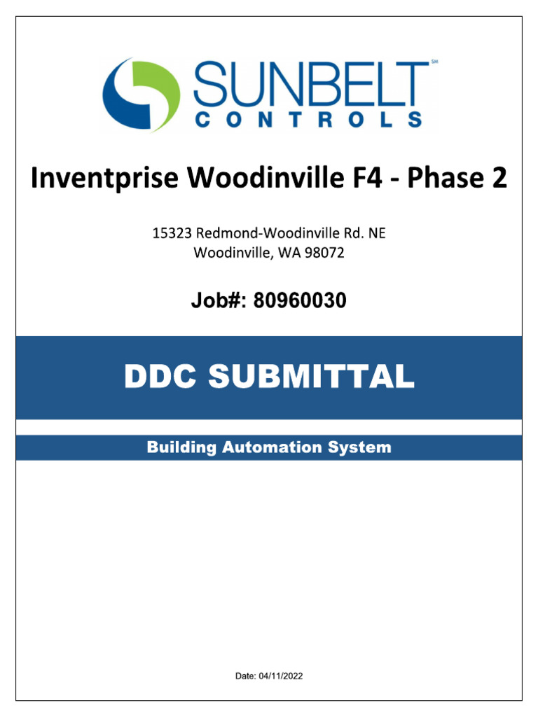Sunbelt Controls O&M's | PDF