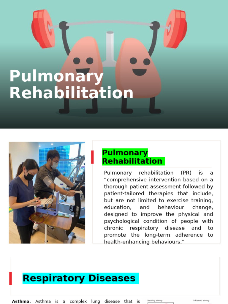 Comprehensive Guide to Pulmonary Rehabilitation | PDF | Chronic ...