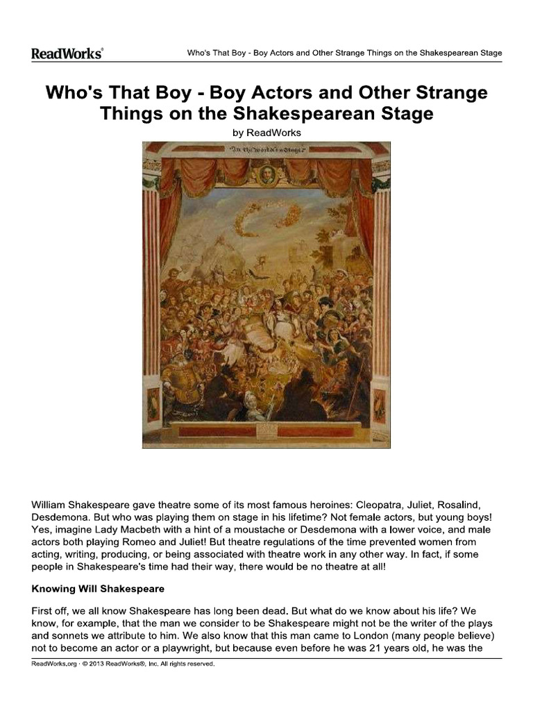 Women and Shakespeare | PDF