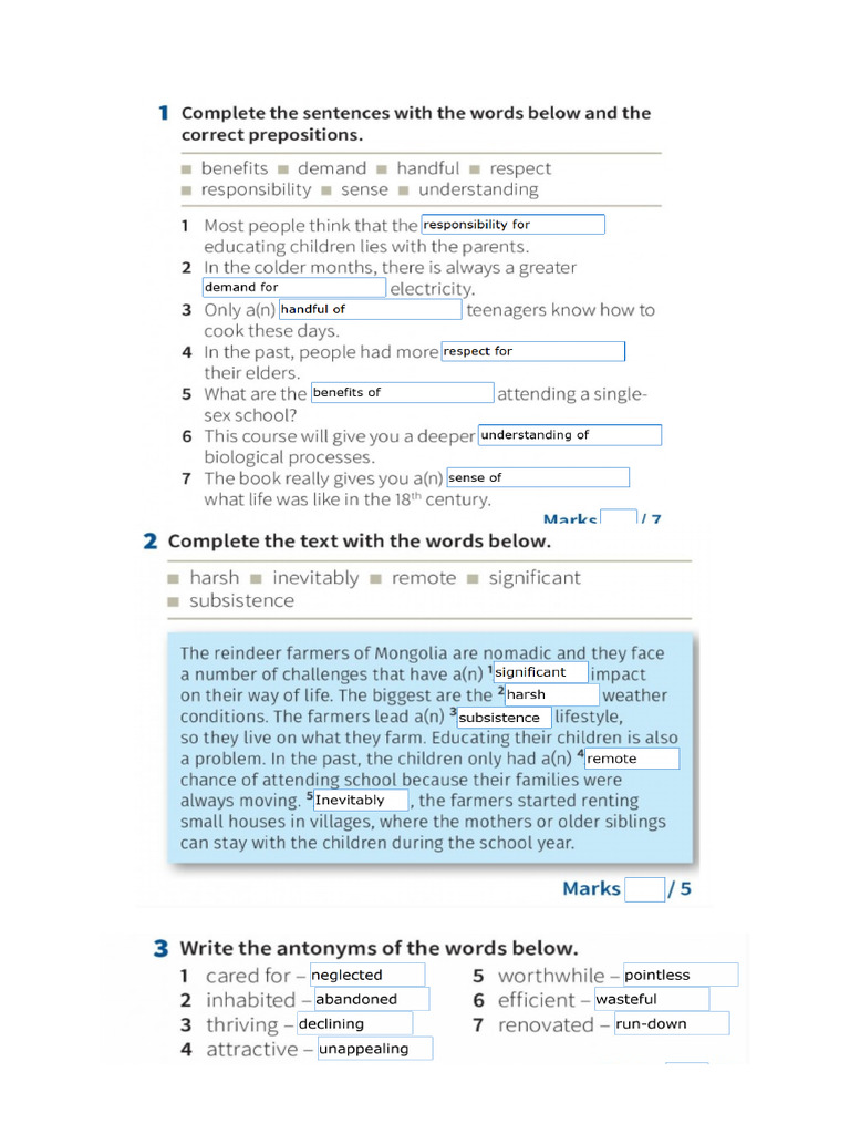 Unit 2 Review (Answer Keys) | PDF