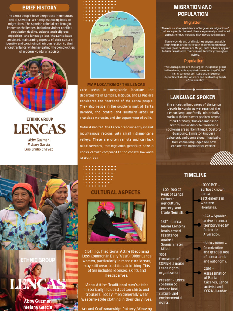 Brochure - Melany, Abby and Luis Emilio | PDF | Culture Of The Americas | Central America