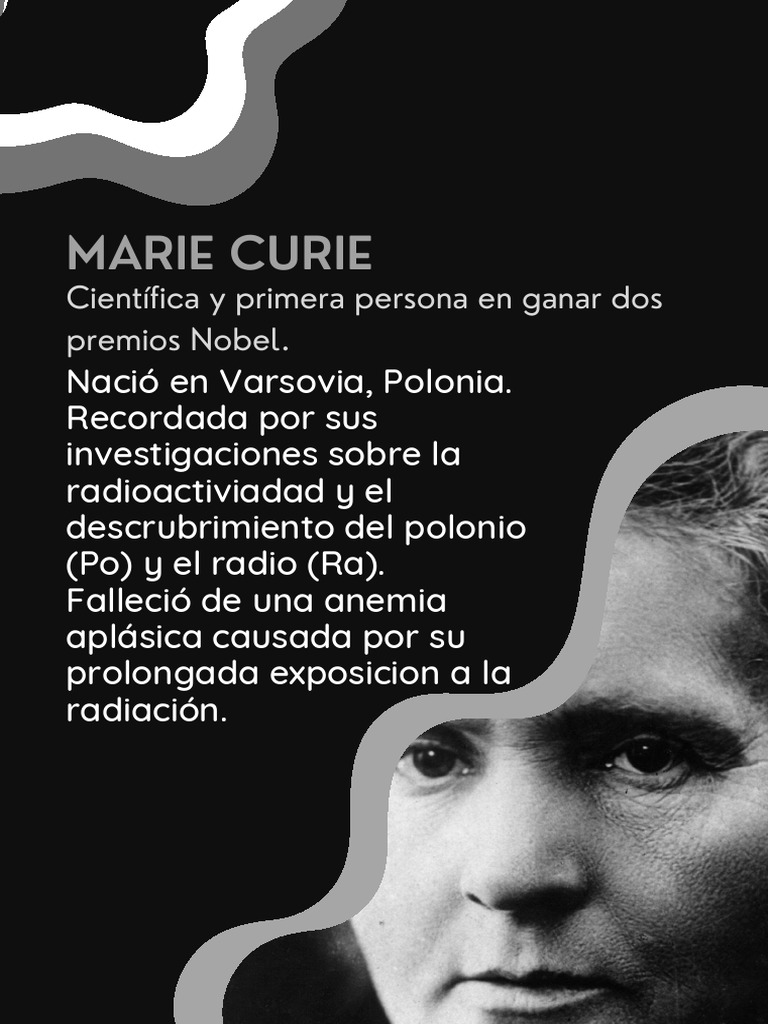 Nacio en Varsovia, Polonia. Recordada Por Sus Investigaciones Sobre La ...