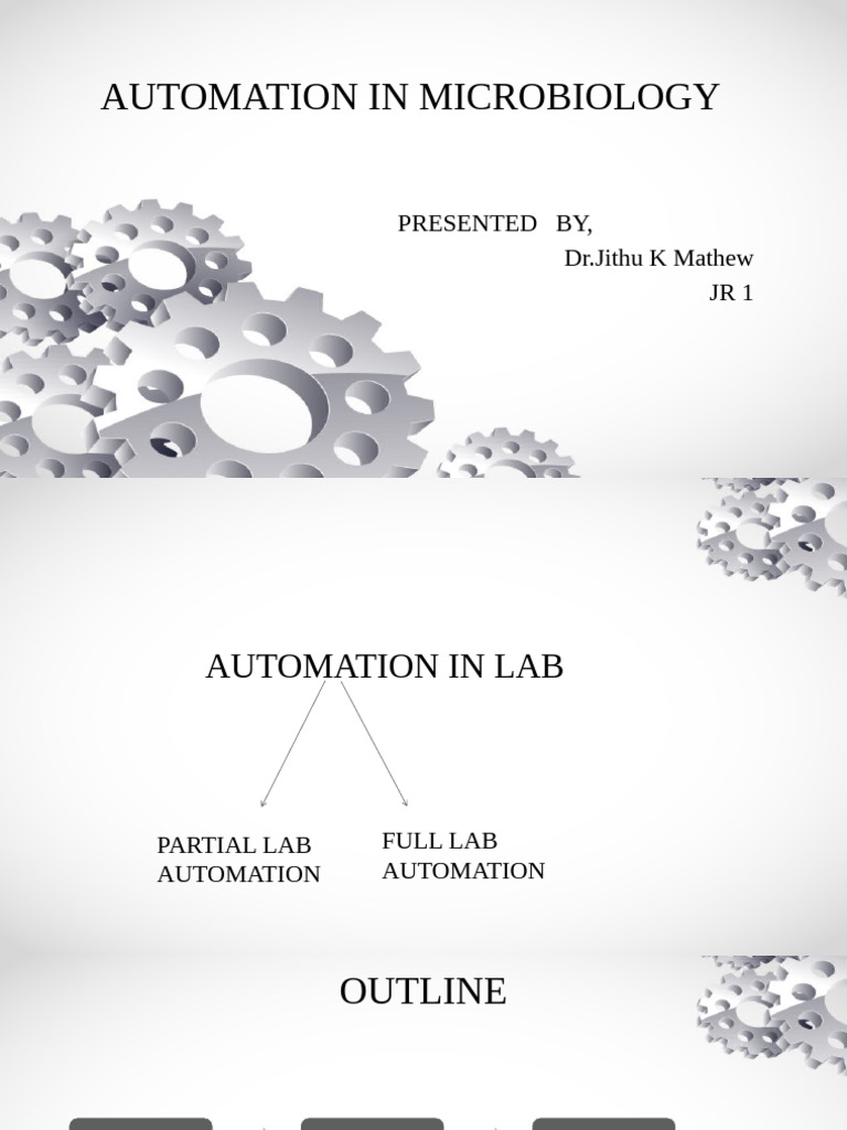 Automation in Microbiology 8 Dec | PDF | Biology | Microbiology