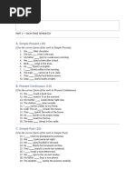 Class 7 Tenses Worksheet with Answers | PDF | Grammatical Tense ...