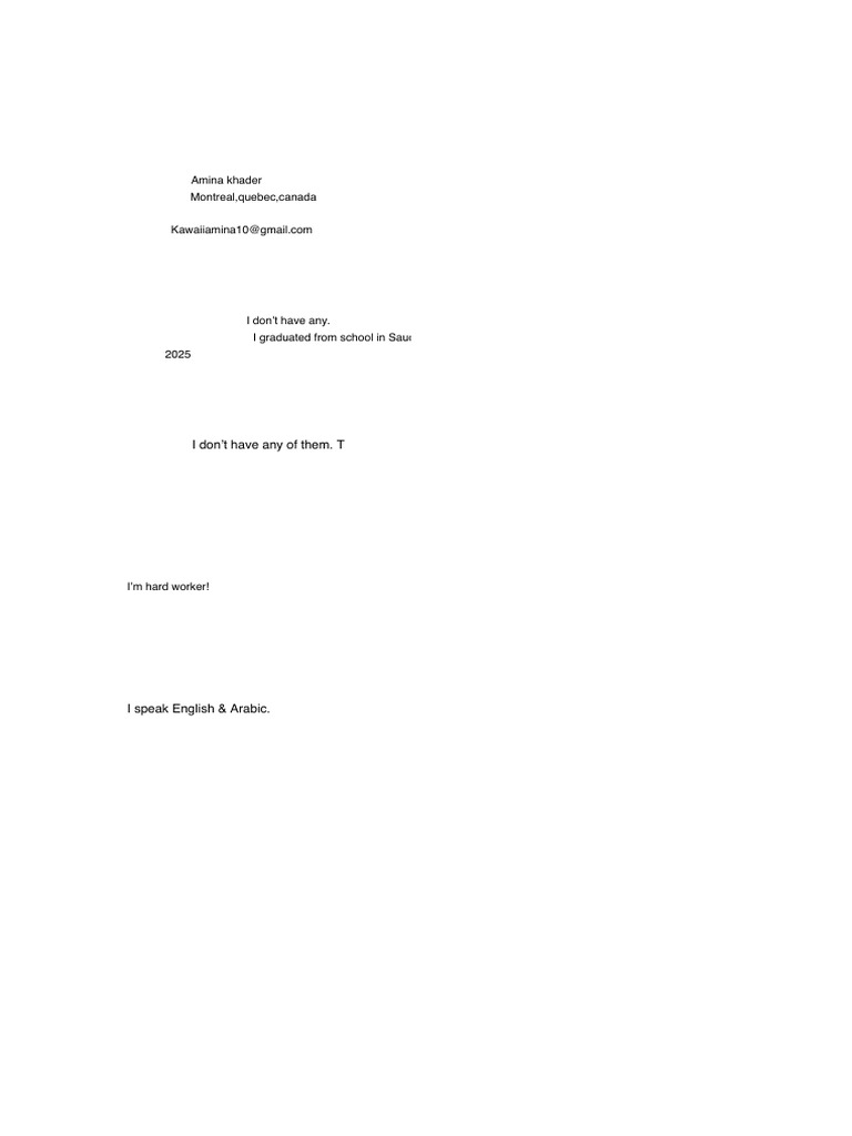 Sajjad Khader Resume Template | PDF