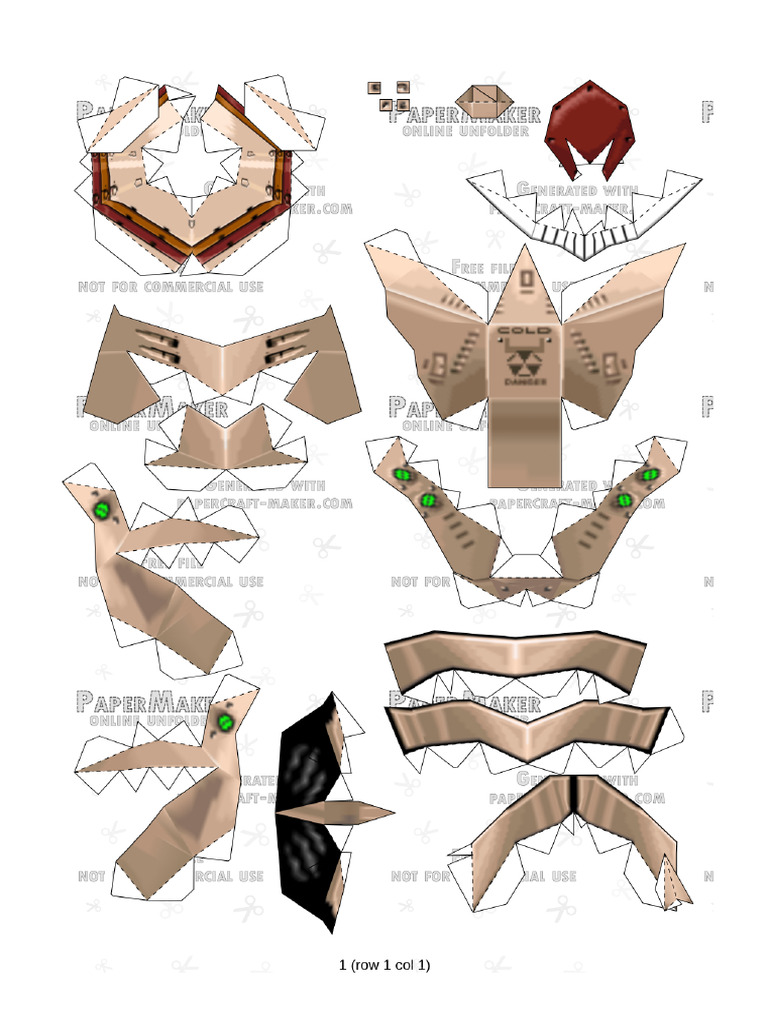 Free Online Papercraft Unfolder Tool | PDF