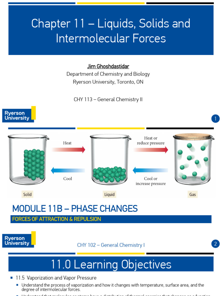 Module 11.2 - Phase Changes | PDF | Phase (Matter) | Liquids