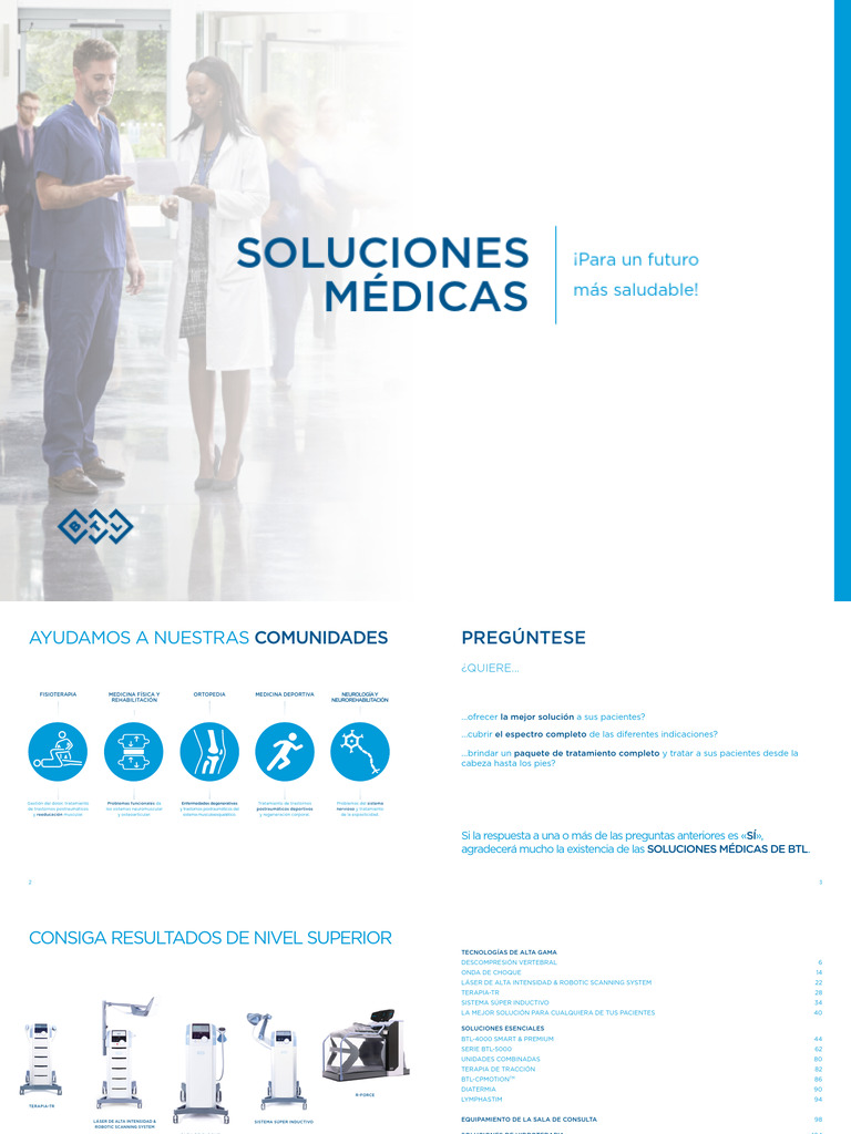 Soluciones Médicas Avanzadas BTL | PDF | Dolor lumbar | Terapia
