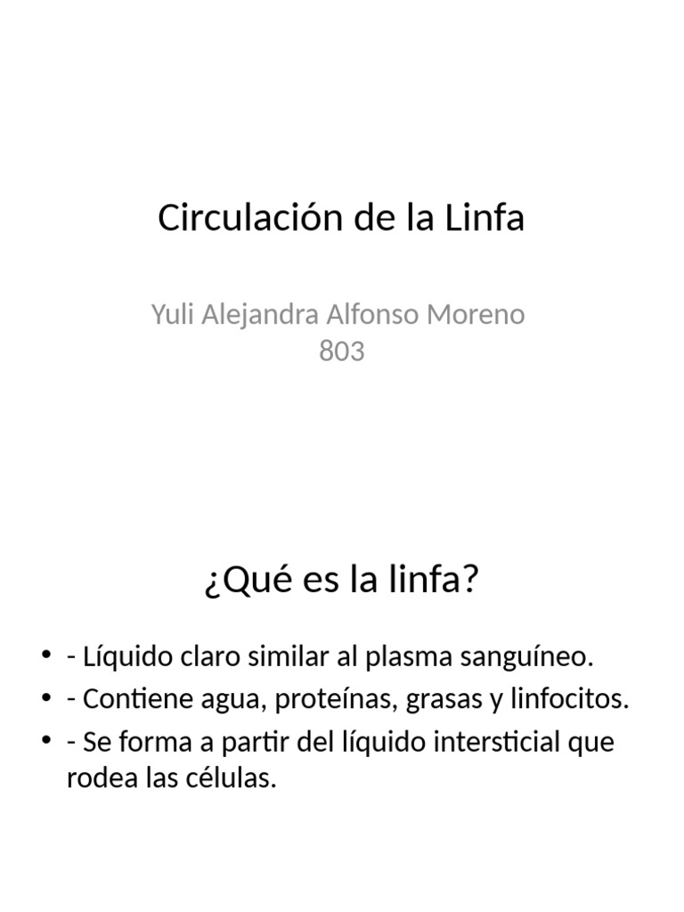 Circulacion de La Linfa | PDF