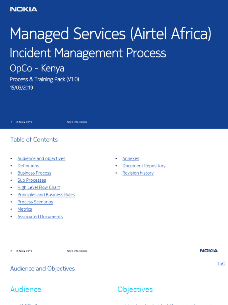 Incident Management Process and Training Pack | PDF | Service Level ...