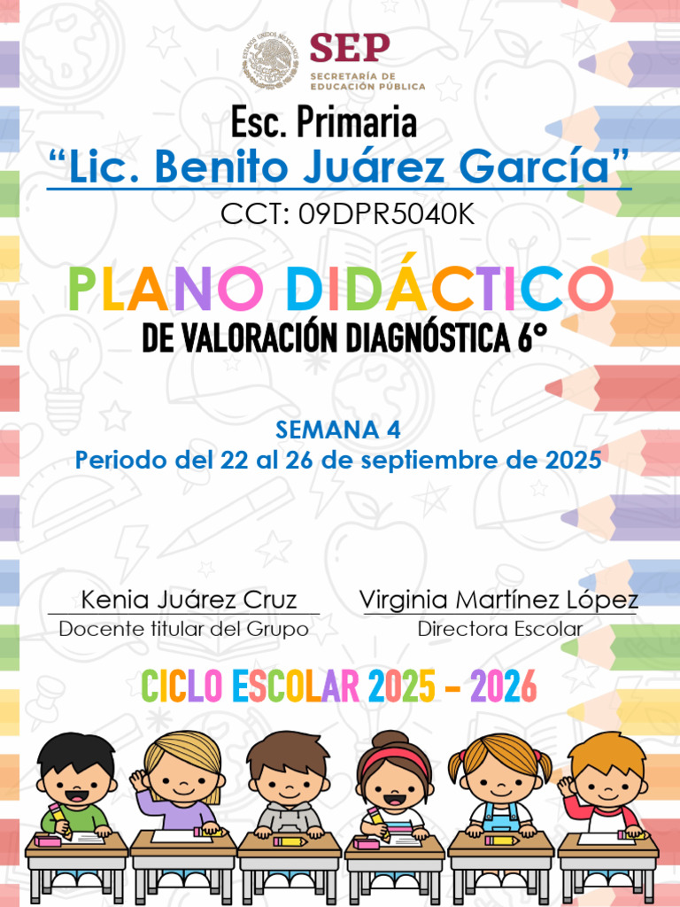 6° Sem4 Cronograma de Actividades 2024-2025 | PDF | Biodiversidad | Gases