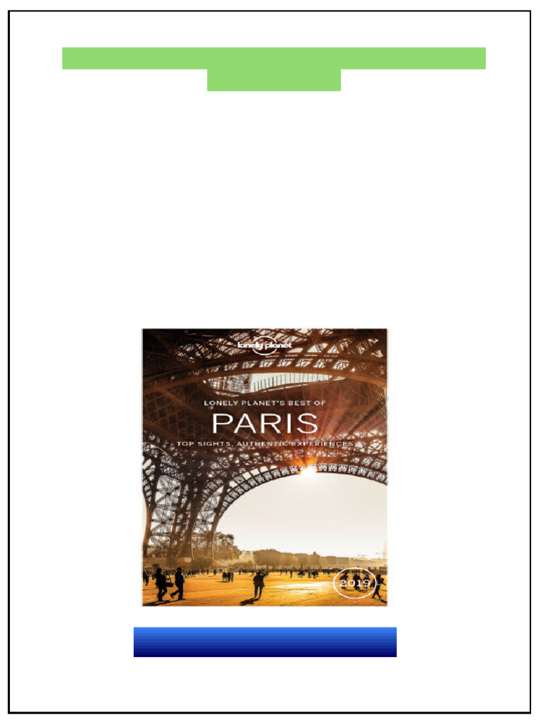 Lonely Planet Best of Paris 2019 Le Nevez all chapters available | PDF ...