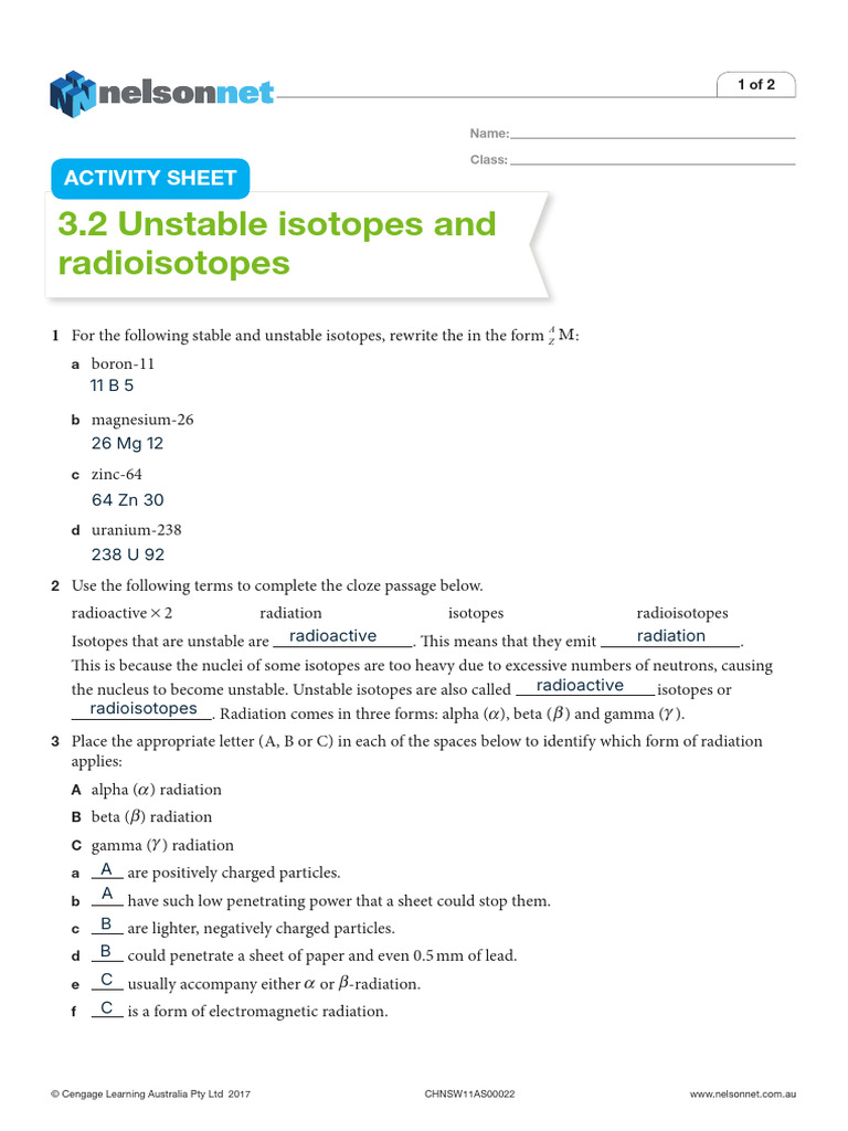 Understanding Unstable Radioisotopes | PDF | Radiation | Radionuclide