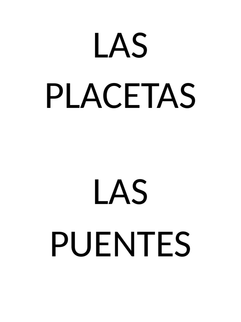 Las Placetas | PDF
