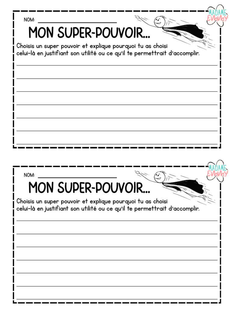 Mon super pouvoir expliqué | PDF