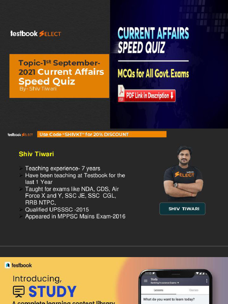 Wednesday के Top Current Affairs 10 42AM | PDF