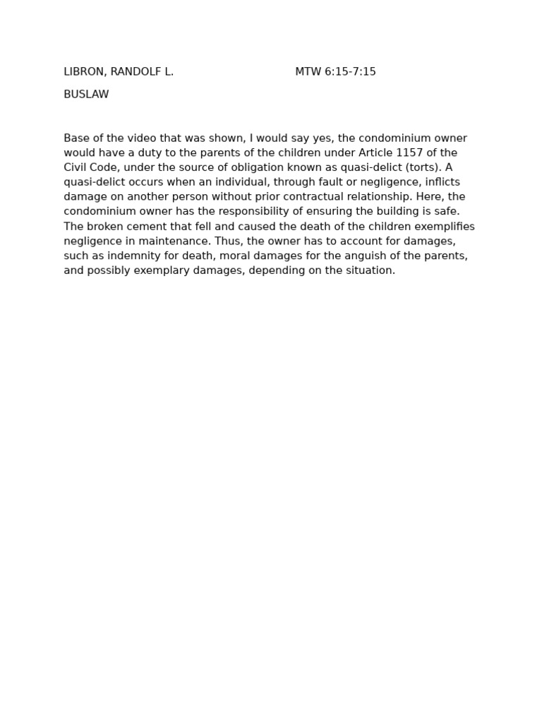 Libron, Randolf L. (Buslaw) | PDF