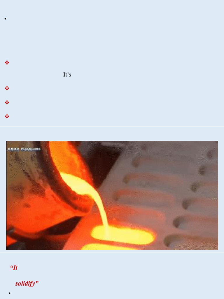 BME Module 6 Part 1 - Casting PDF | PDF | Process Engineering | Industrial Processes