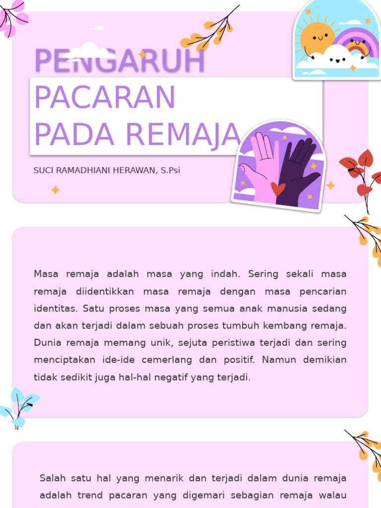 Pengertian Pacaran di Kalangan Remaja | PDF