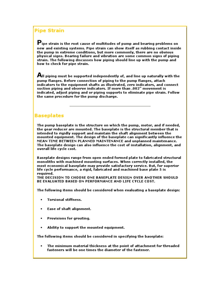 Pipe Strain | PDF | Tripod (Photography) | Pump