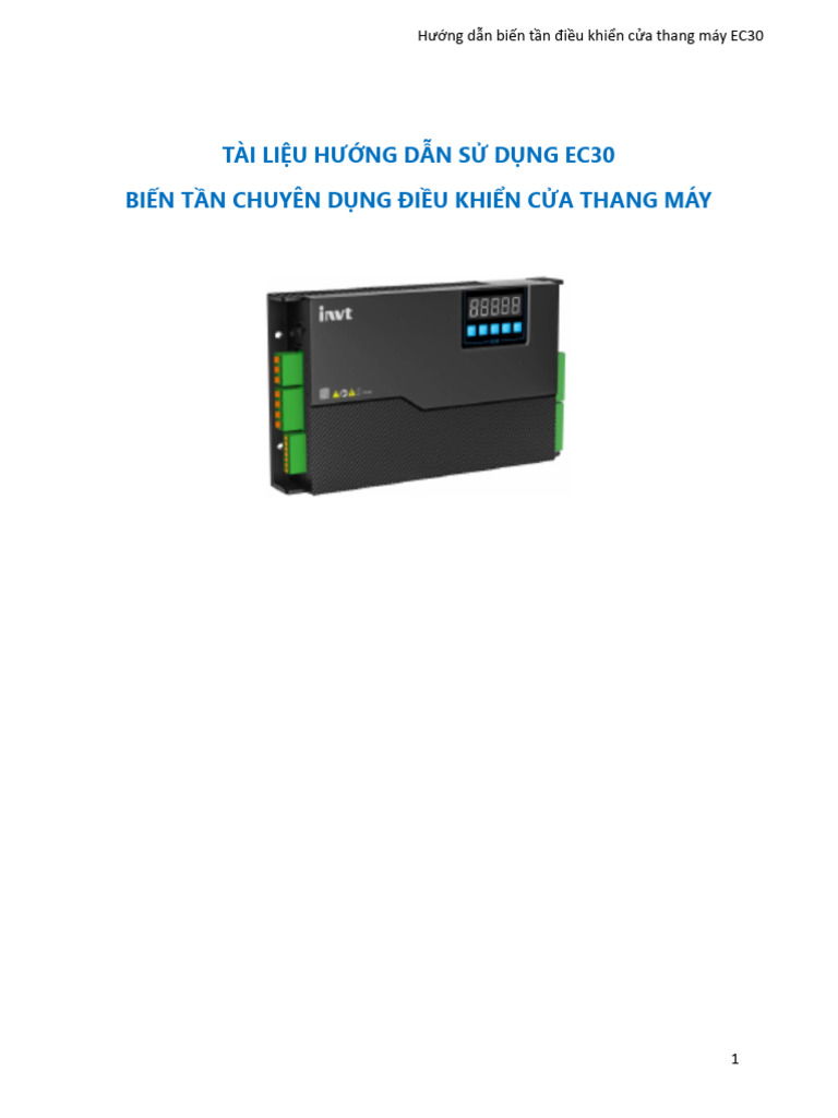 Tai Lieu Huong Dan Su Dung Ec30 v3 | PDF