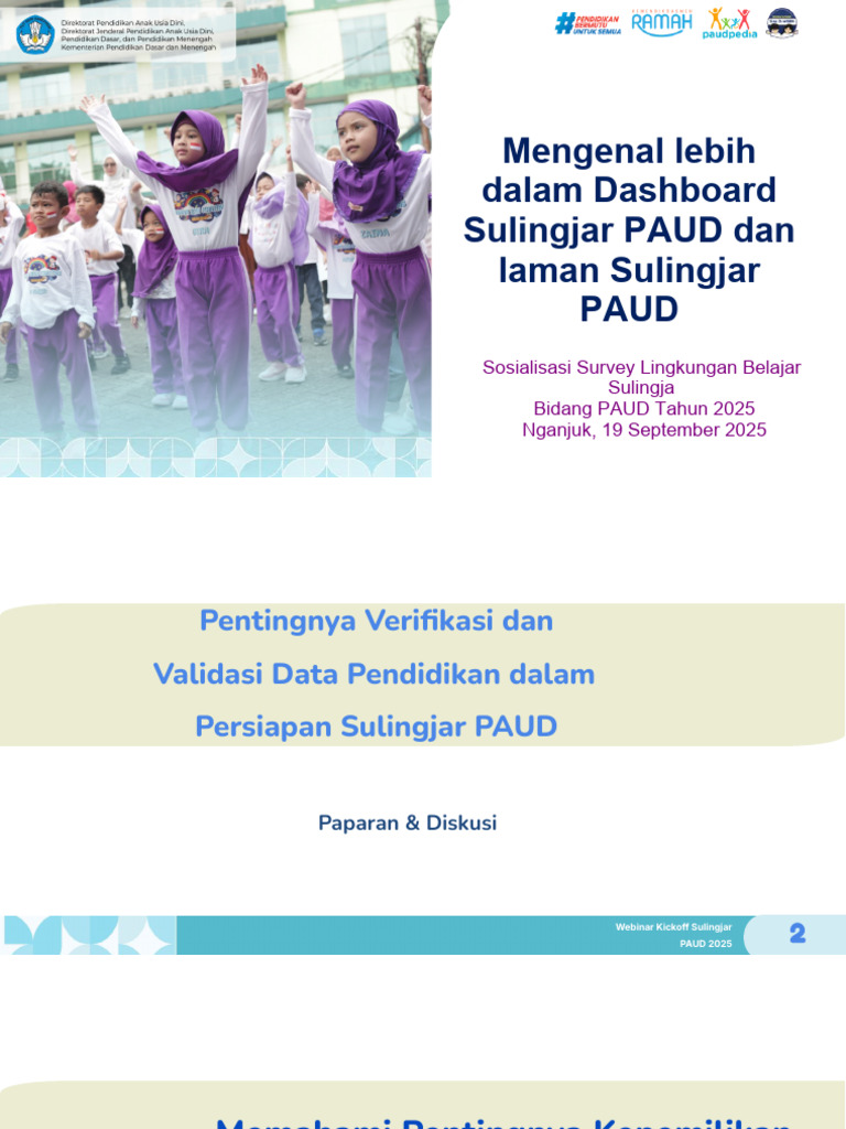 Mengenal Dashboard Sulingjar | PDF