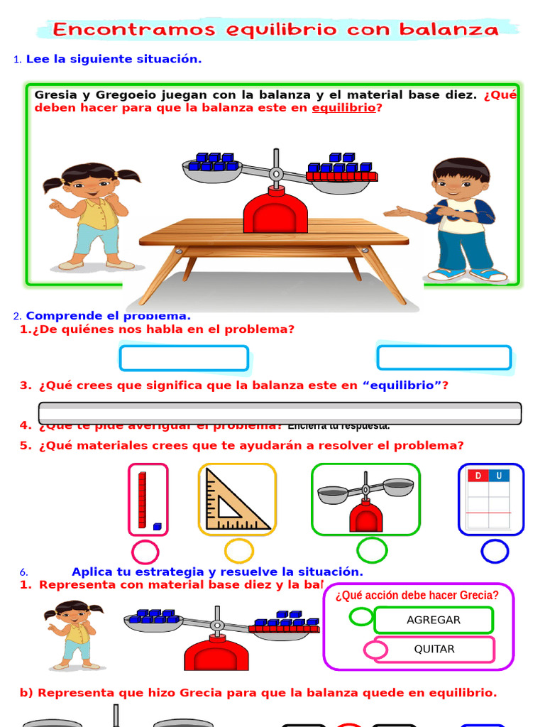 Resolución de Problemas de Equilibrio | PDF | Balanza