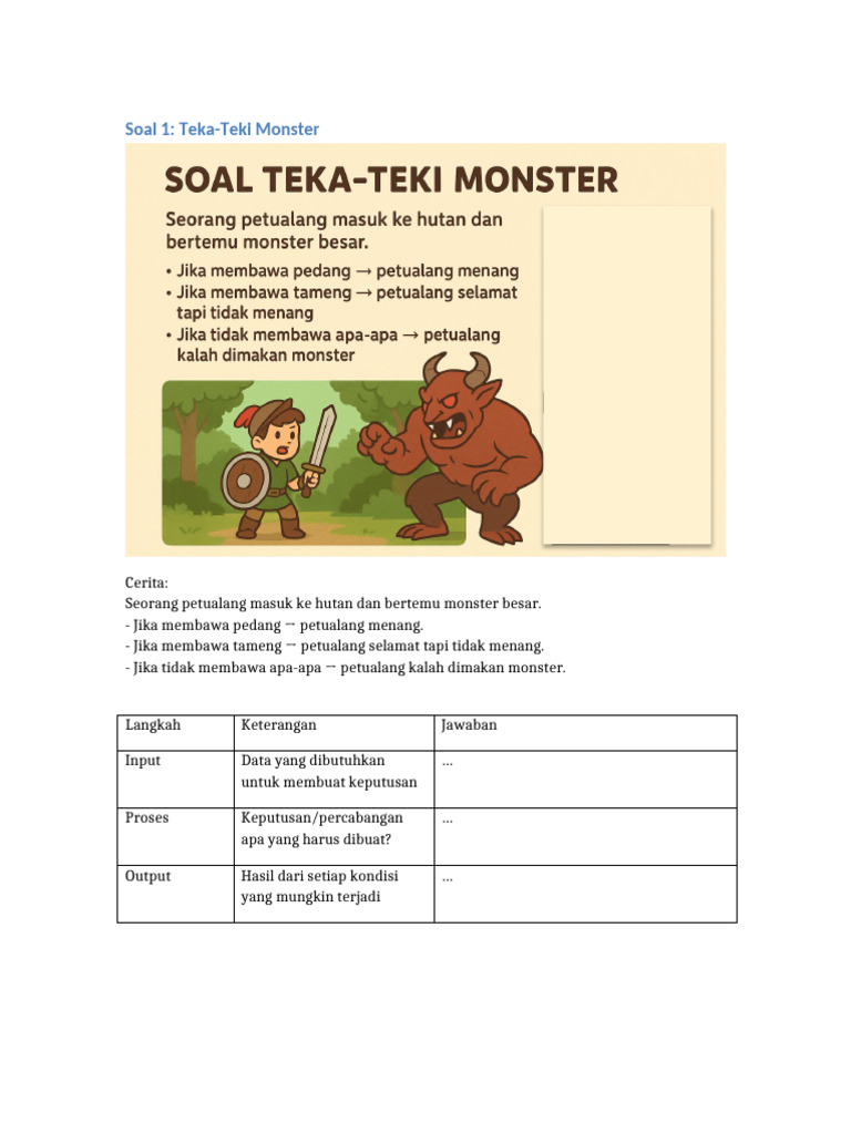 Lks Flowchart Percabangan Pdf
