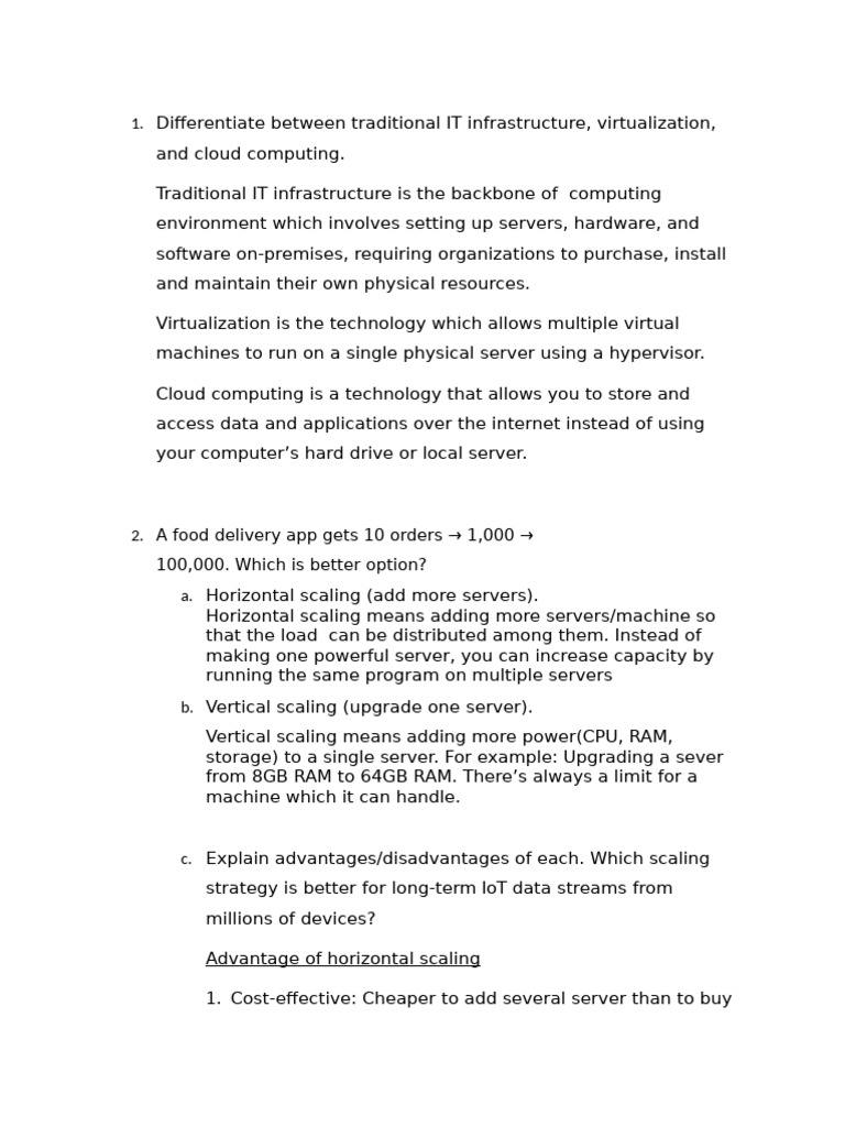 Traditional IT Infrastructure Overview | PDF | Scalability | Cloud ...